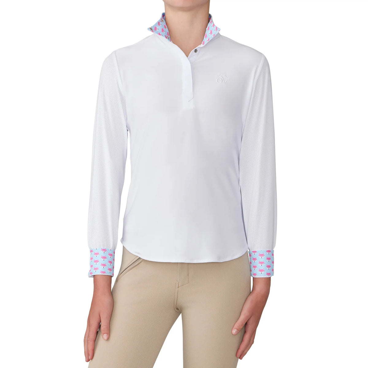 OVATION® ELLIE CHILD'S TECH LONG SLEEVE SHOW SHIRT – Bridles and Britches